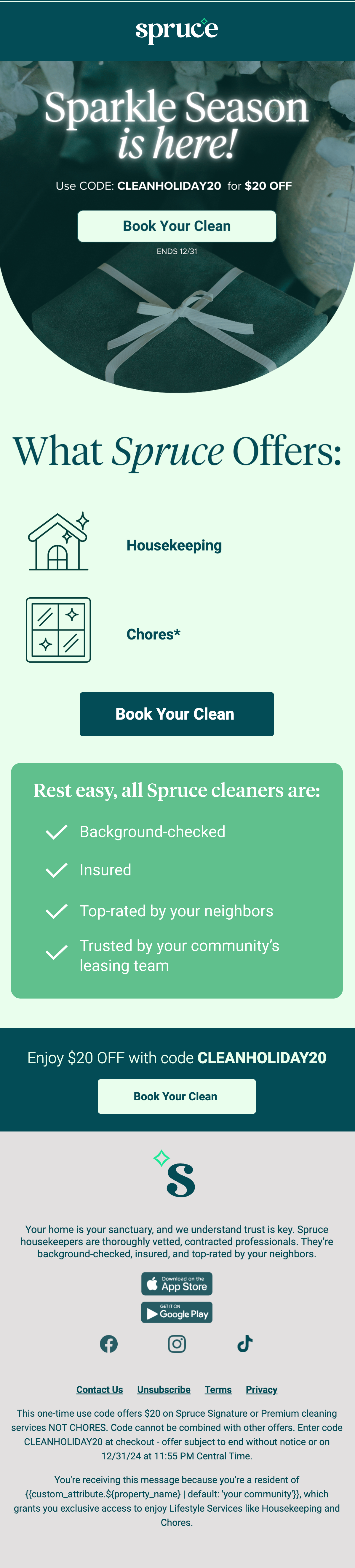 Special Offers - Spruce Playbook